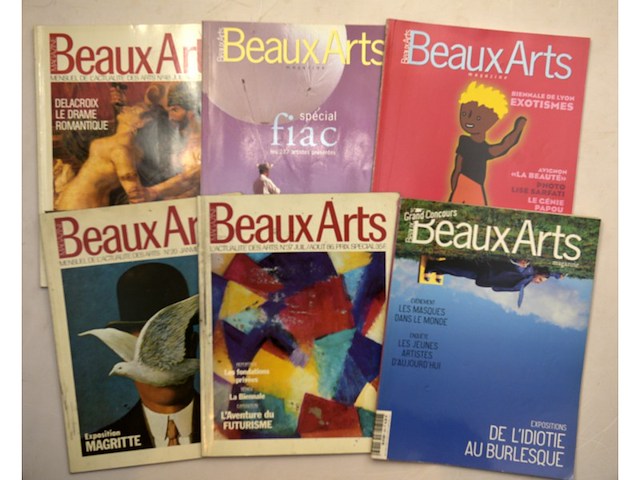BEAUX ARTS - 6 CASOPISA