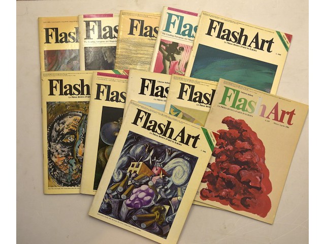 FLASH ART - 11 CASOPISA NA ENGLESKOM I ITALIJANSKOM