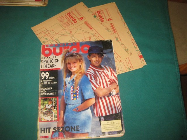 Burda Special proleće/leto 1990. + krojevi + prevod