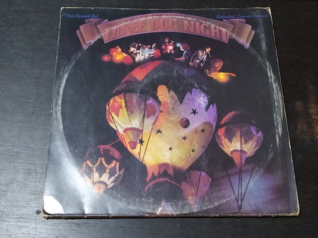 THREE DOG NIGHT - Live (2LP, ENGLAND, 4-/4-/4-)