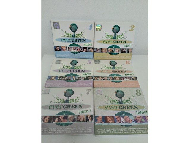 Evergreen hitovi 2,4,5,6,7 i 8 CD