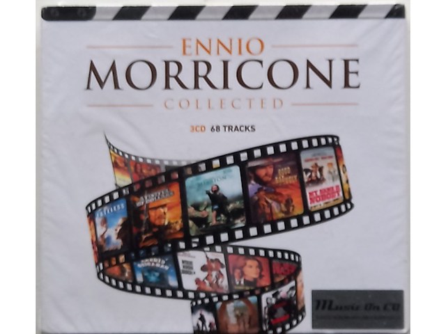 ENNIO MORRICONE  COLLECTED  3CD  68 TRACKS u celofanu!