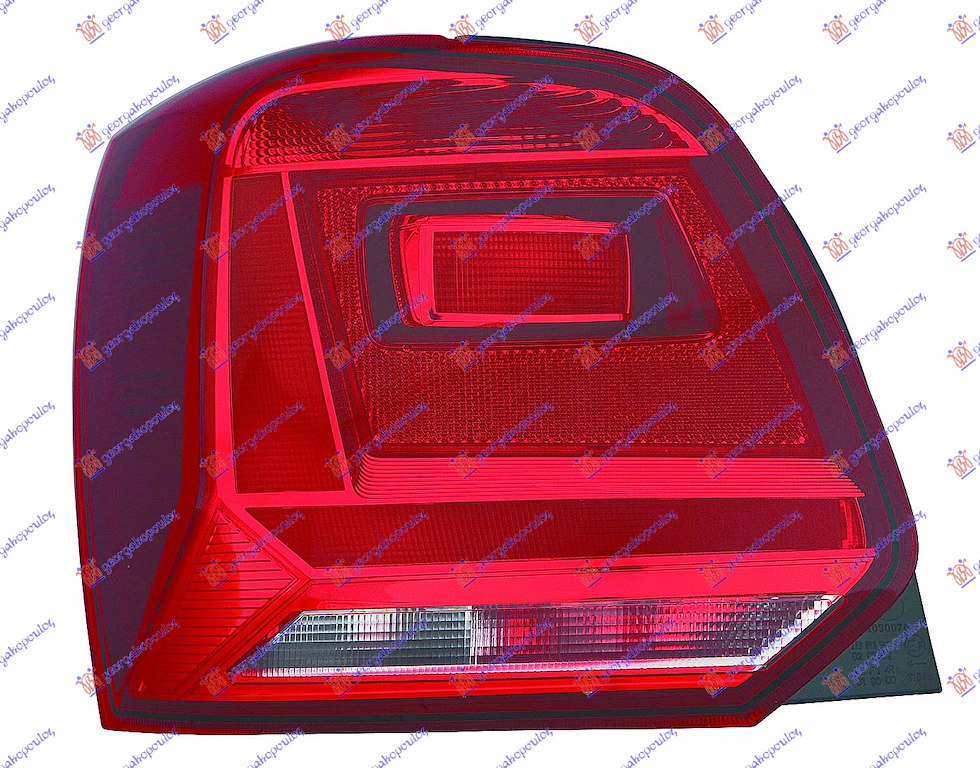 STOP LAMPA (CRNI PRAVOUGAONICI) (MARELLI) Leva str. VW POLO (2014-2017) (OEM: 6C0945095M)