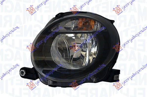 FAR ELEKTRICNI CRNI (MARELLI) Leva str. FIAT 500 (2015-) (OEM: 51787492TUNING)