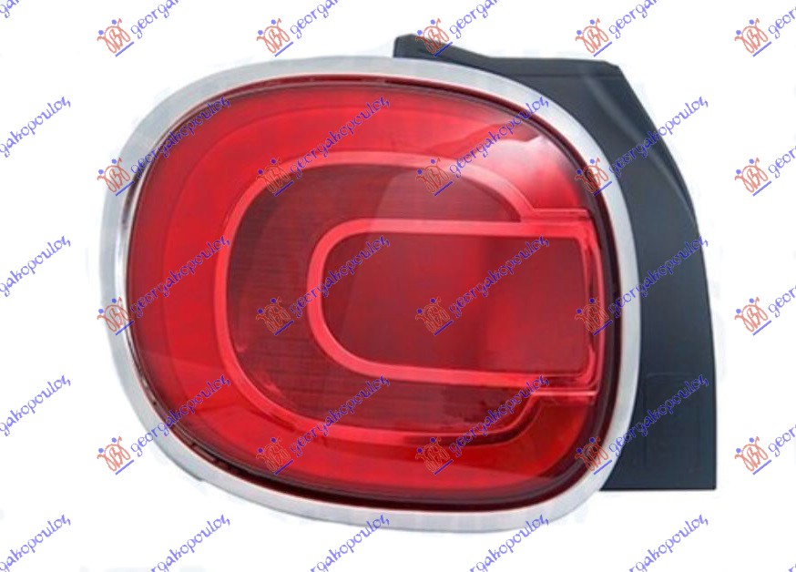 STOP LAMPA (TREKKING) (DEPO) Leva str. FIAT 500 L (2012-2017) (OEM: 51945059)