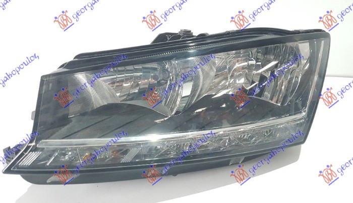 FAR (H7/H7) SA LED DNEVNIM SVETLOM (TYC) Leva str. SKODA FABIA (2018-2021) (OEM: 6V1941015D)