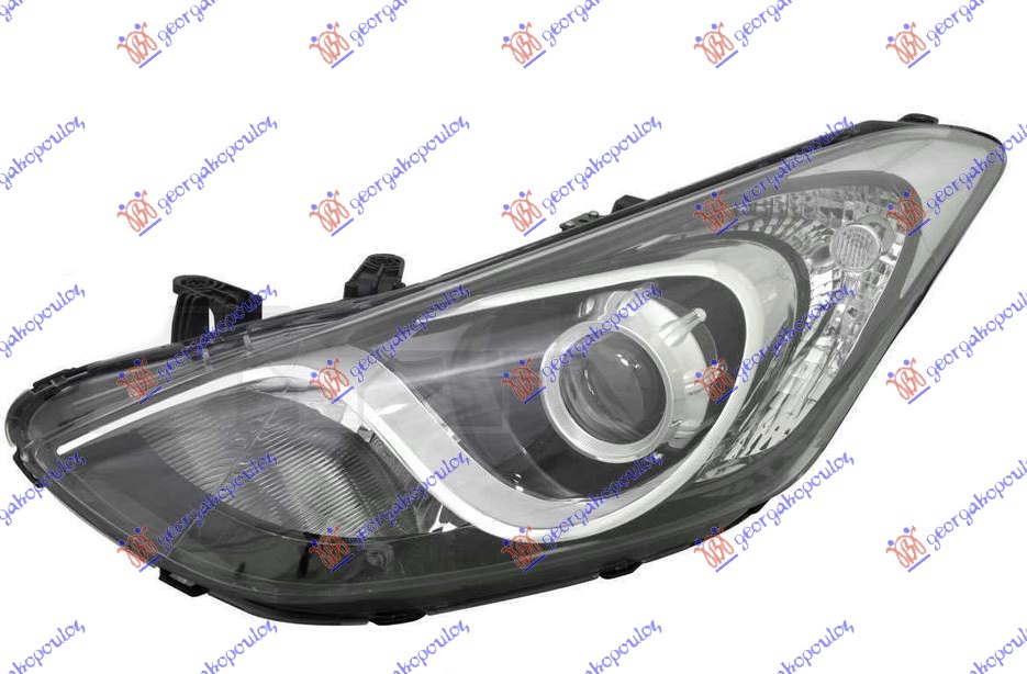 FAR ELEKTRICNI (TYC) Leva str. HYUNDAI i30 3D (2013-2017) (OEM: 92101-A6020, 92101A6020)