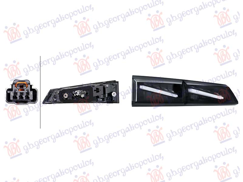 STOP LAMPA UNUTRASNJA LED (DYNAMIC) (HELLA) Leva str. PEUGEOT 408 (2022-) (OEM: 98 353 004 80, 9835300480)