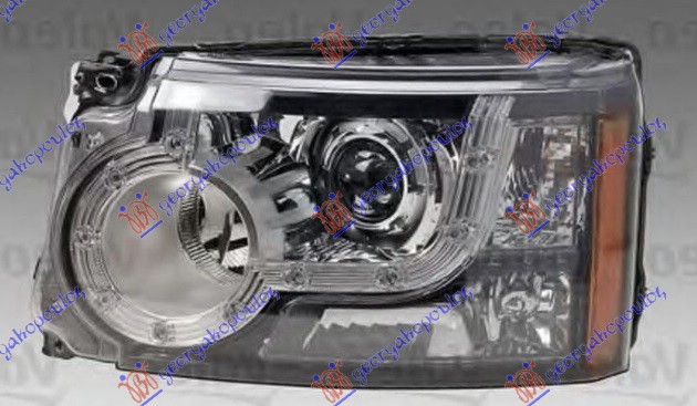 FAR Bi-XENON 2009-2013 (VALEO) Desna str. LAND ROVER DISCOVERY (2005-2014) (OEM: AH2213W029GC, LR013974, LR023537)