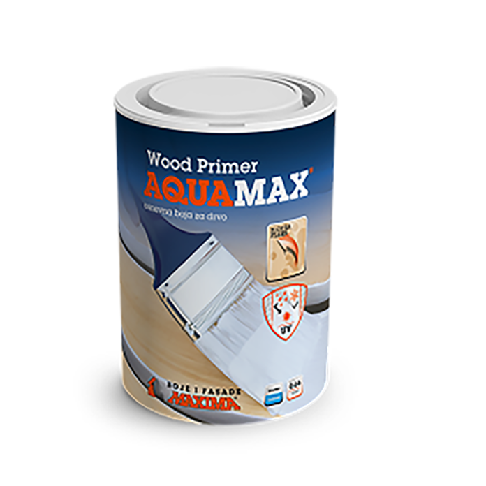 MAXIMA AQUAMAX Wood Primer osnovna boja za drvo 650 ml