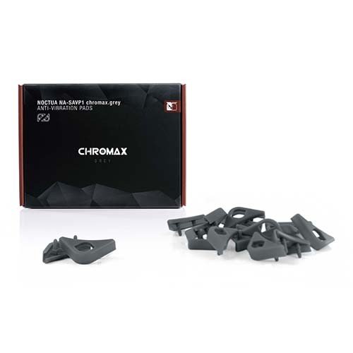 Noctua NA-SAVP1 chromax.siva - Antivibracione silikonske podloge za ventilator
