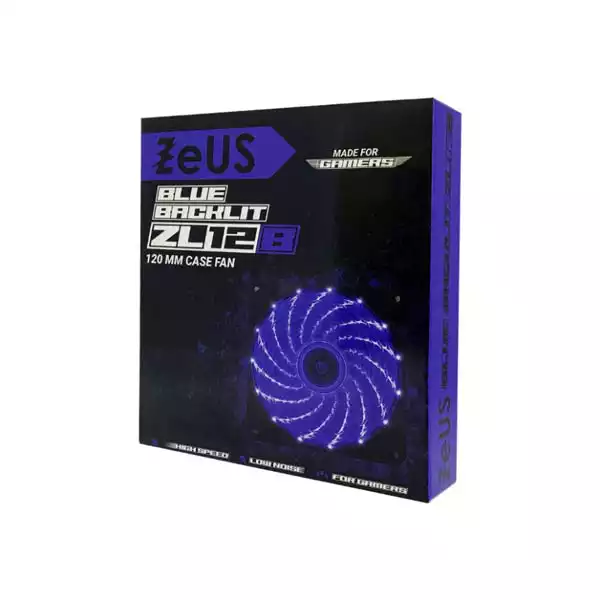 Zeus Case Cooler 120x120 ZEUS Blue led light