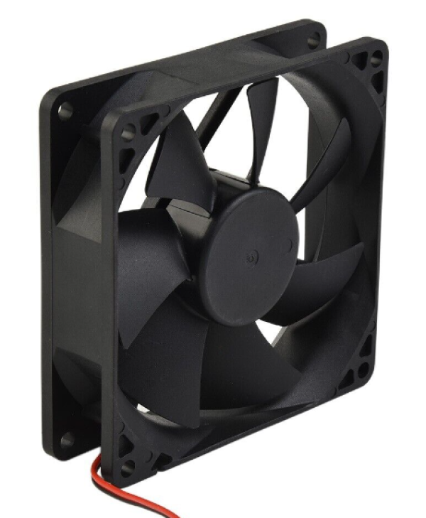E-Green Ventilator 80x80mm Green black, molex