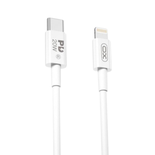 XO Kabl USB-C na Lightning NB-Q189A, 20W, 1m, Beli