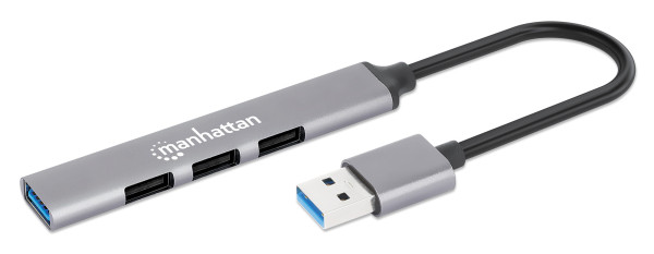 Manhattan USB HUB 4port Manhattan 168427 3.0/3xUSB 2.0 480Mbps/1xUSB 3.0 5Gbps/sivi