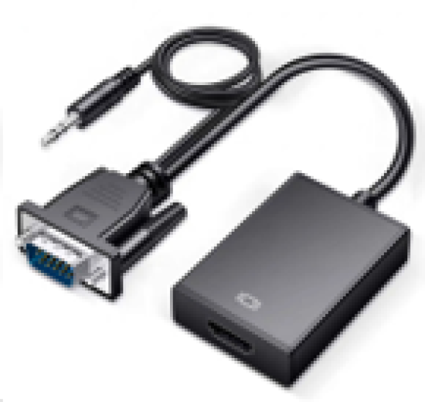 Stars Solutions Adapter Stars Solutions VGA na HDMI crni