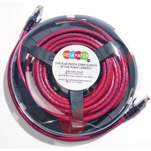 PatchSee DESKPATCH CAT6A VIOLET RED