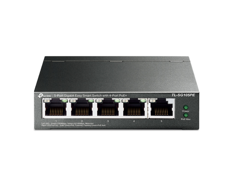 TP-Link TL-SG105pe Poe+ EasySmart upravljiv 5-port. Gig.