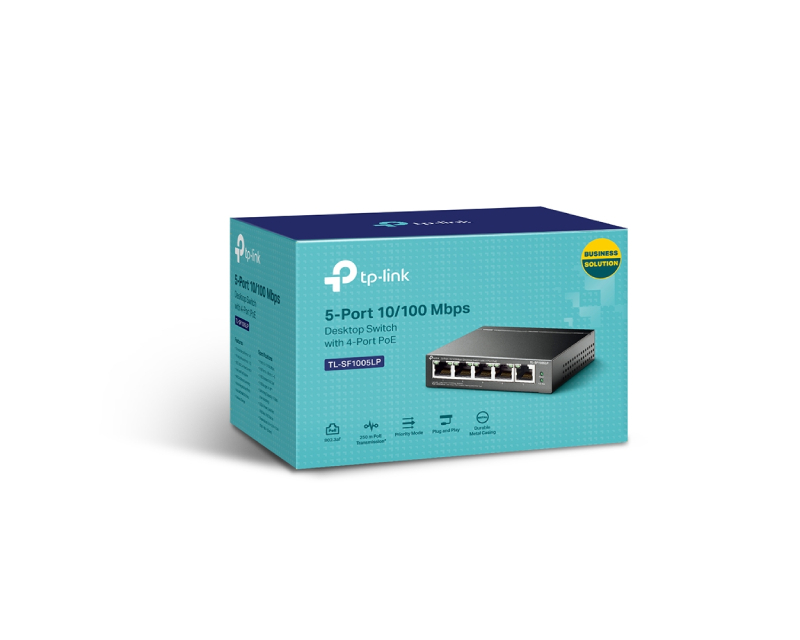 TP-Link TL-SF1005LP PoE switch 5 porta 10/100mb/s