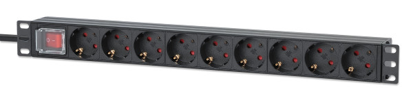 Intellinet PDU kabl Intellinet 715133 19"/1U sa 9 utilnica/prekidač/2m