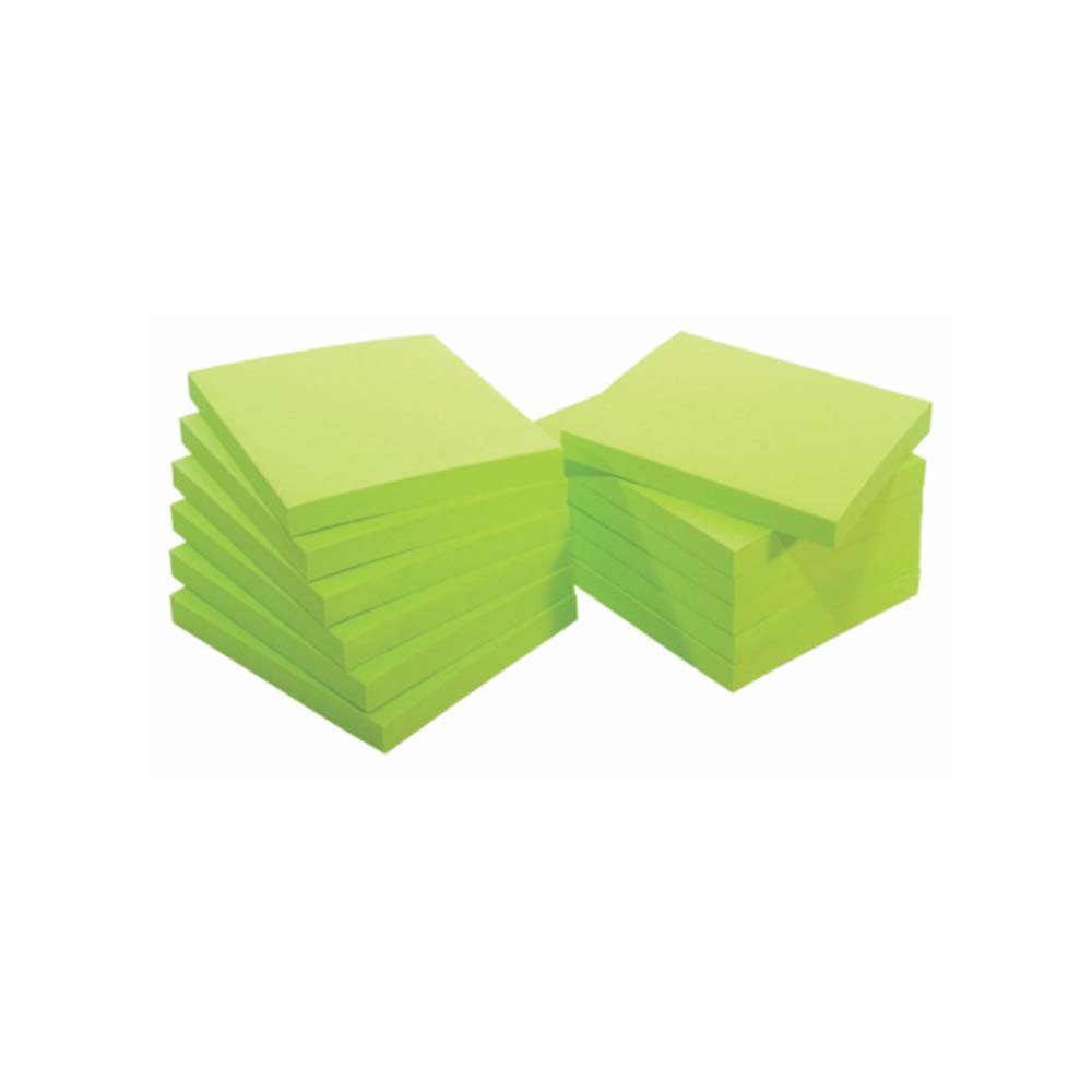 Fornax Samolepljivi listići Fornax NEON 80 lis, 75x75 zeleni 421638