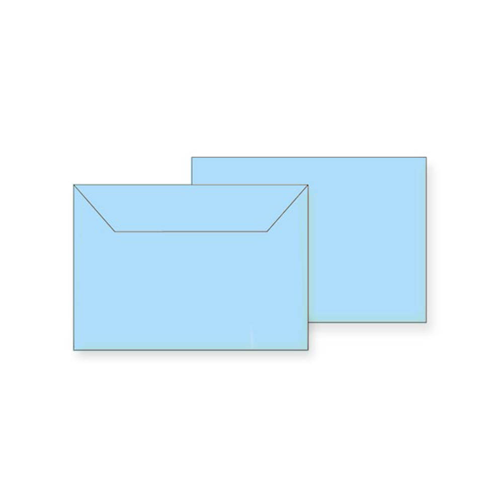 Razno Koverta B6 125x176mm plava samolepljiva
