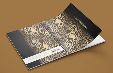 Helios Sveska A4 Mandala gold spirala dikto 100l (HL)