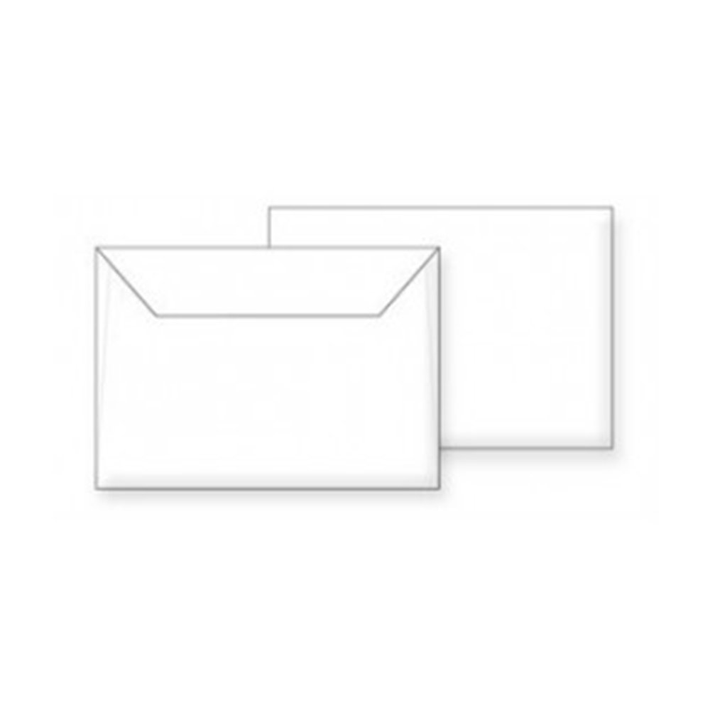 Razno Koverta B6 123x175mm bela samolepljiva