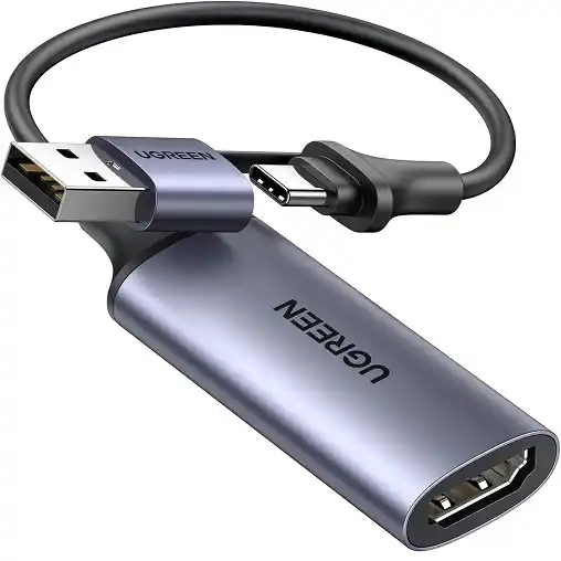 Ugreen Adapter konverter USB A/TipC -HDMI Kartica za video snimanje Ugreen