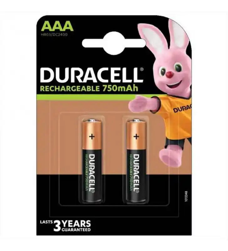 Duracell Punjiva baterija Duracell AAA 750mAh (pak 2 kom)