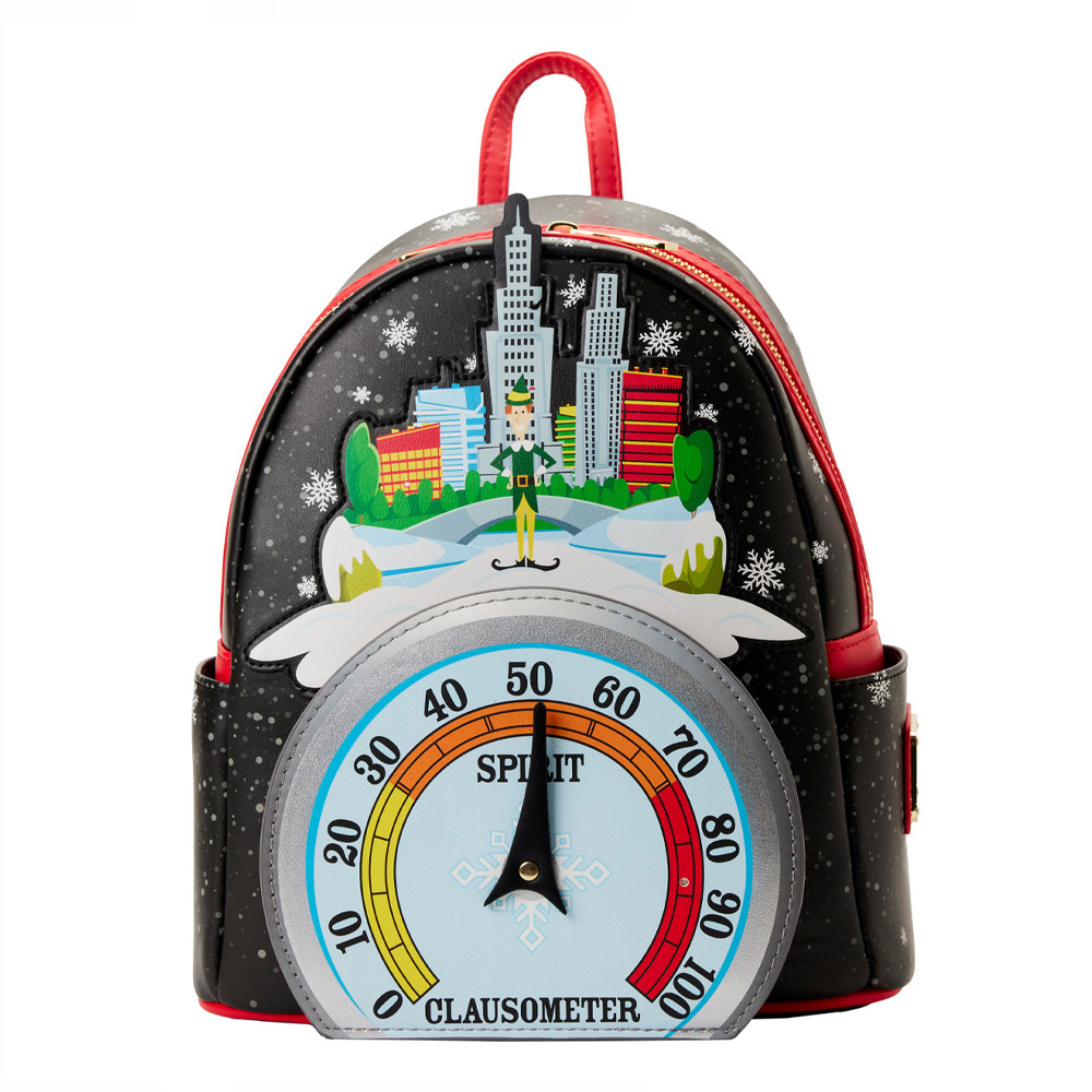 Loungefly Elf Clauseometer Light Up Mini Backpack