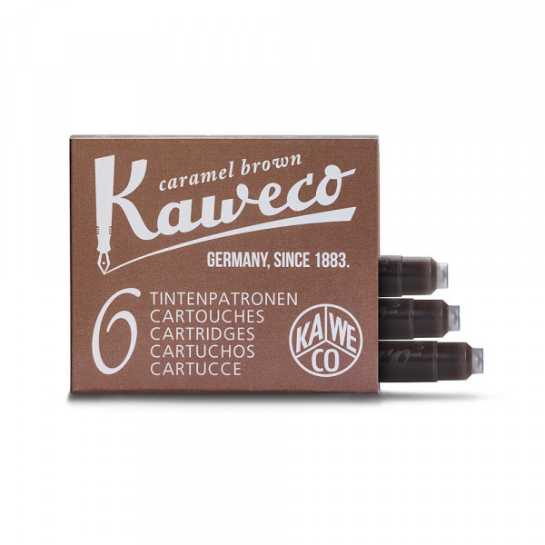Kaweco Patrone za naliv pero Kaweco 1/6 Caramel Brown