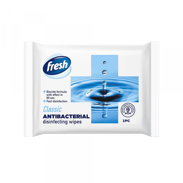 Razno Maramice vlažne Fresh Antibacterial u kesici 1/1