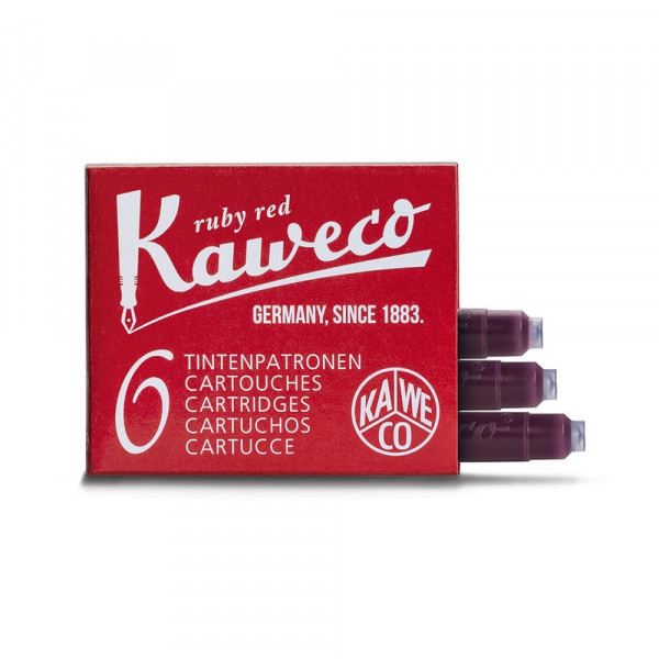 Kaweco Patrone za naliv pero Kaweco 1/6 Ruby red