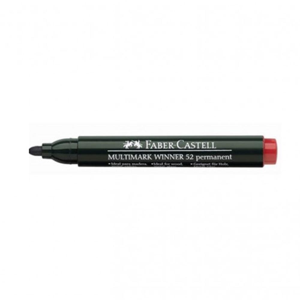 Faber Castell Permanent Marker Faber Castell crveni obli 52 13863 (157821)
