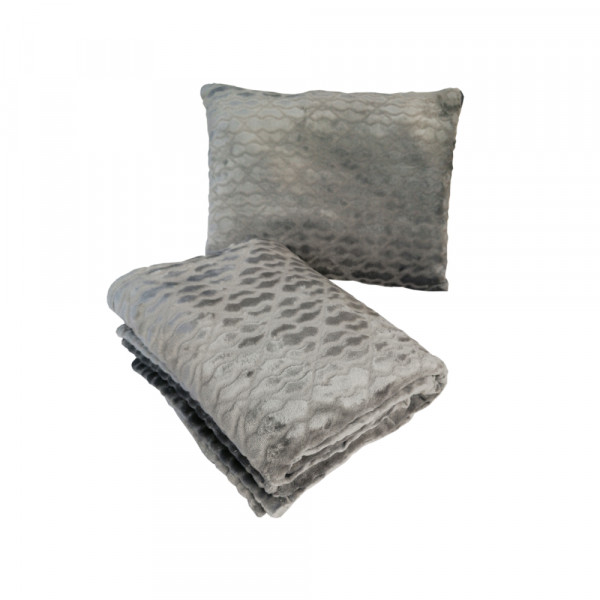 Memoform Putno ćebe Memoform Relax 2u1 sivo
