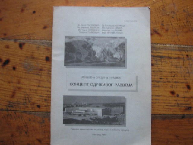 JANKO RADULOVIĆ-ŽIVOTNA SREDINA I RAZVOJ KONCEPT ODRŽIV