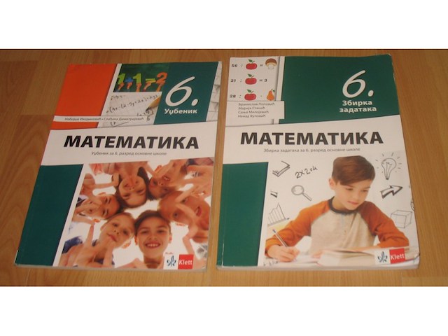 6. MATEMATIKA 6 KLET UDZBENIK+ZBIRKA