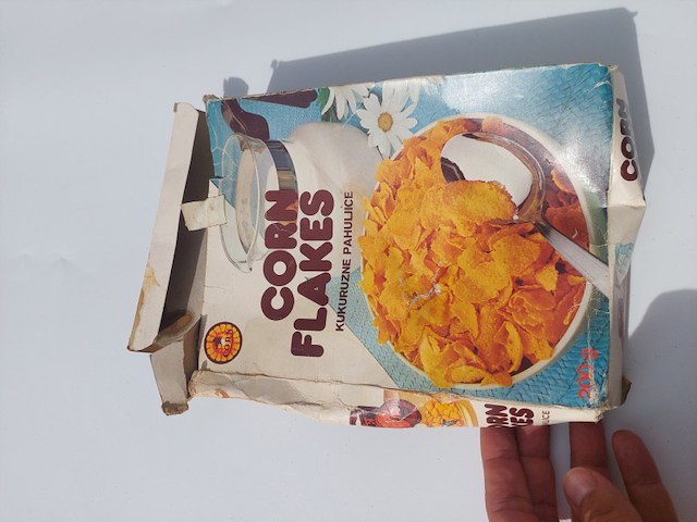 CORN FLAKES KUKURUZNE PAHULJICE JAKO RETKA AMBALAZA