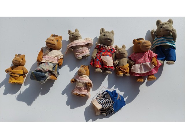 SYLVANIAN FORREST FAMILY PONY SET RAREEE
