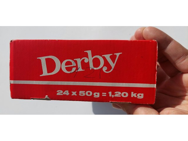 DERBY ZVECEVO KUTIJA MINT STANJE RARE! SLAVONSKA POZEGA