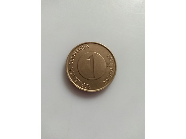 1 tolar Slovenija, 2001.