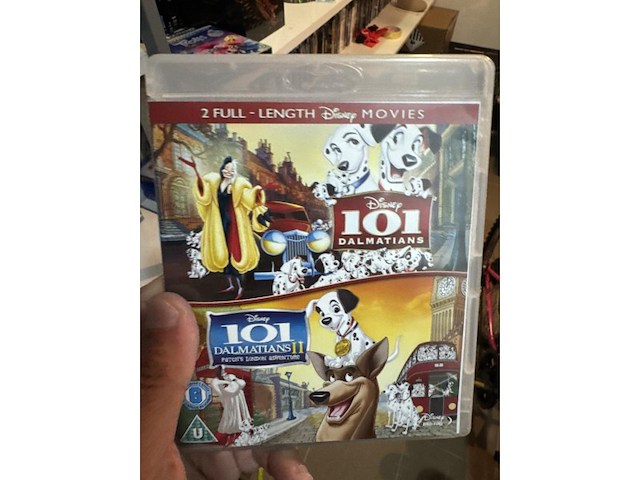 Disney 101 and 102 Dalmatians blu ray