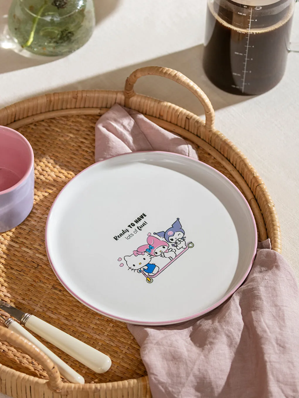 LCW HOME Kuromi Štampani Keramički Tanjir Za Tortu 22 Cm