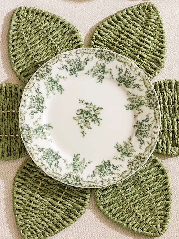 LCW HOME Keramički Tanjir Za Tortu Sa Cvetnim Štampom 19 Cm