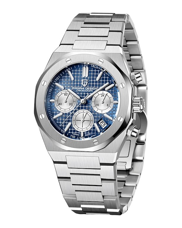 Muški Sat Pagani Design PD1707 Chronograph - Plava Boja