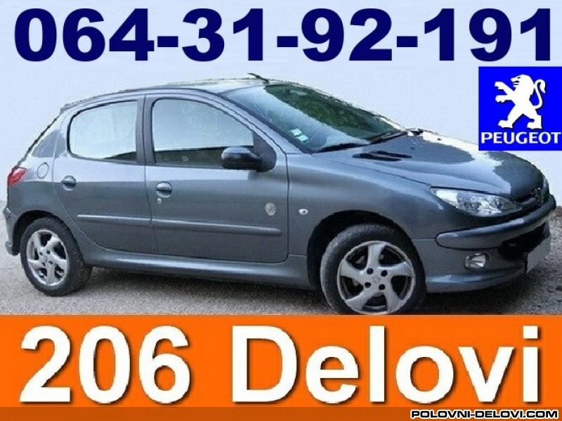 Pezo 206 ALNASER I Razni DELOVI