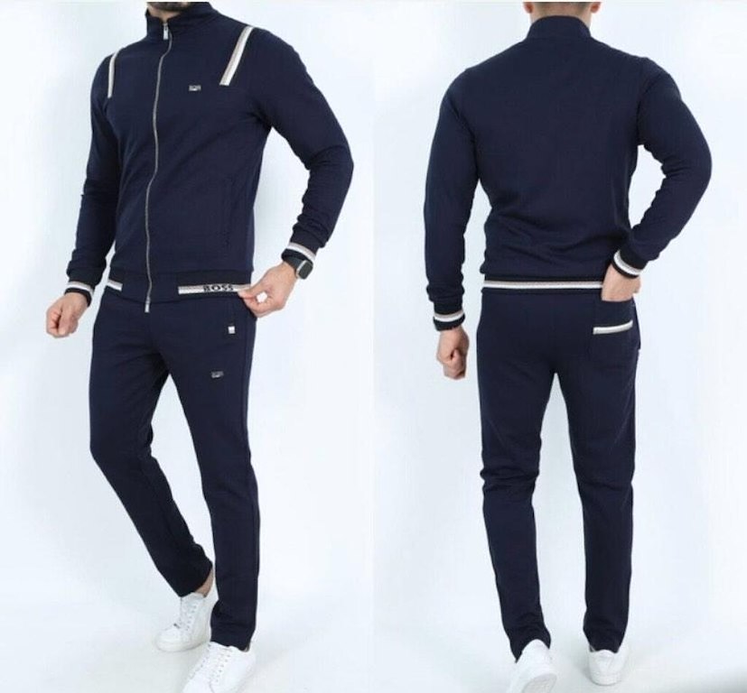 Komplet, XL (EU 54), L (EU 52), Boss, bоја - Tamnoplava, Pamuk