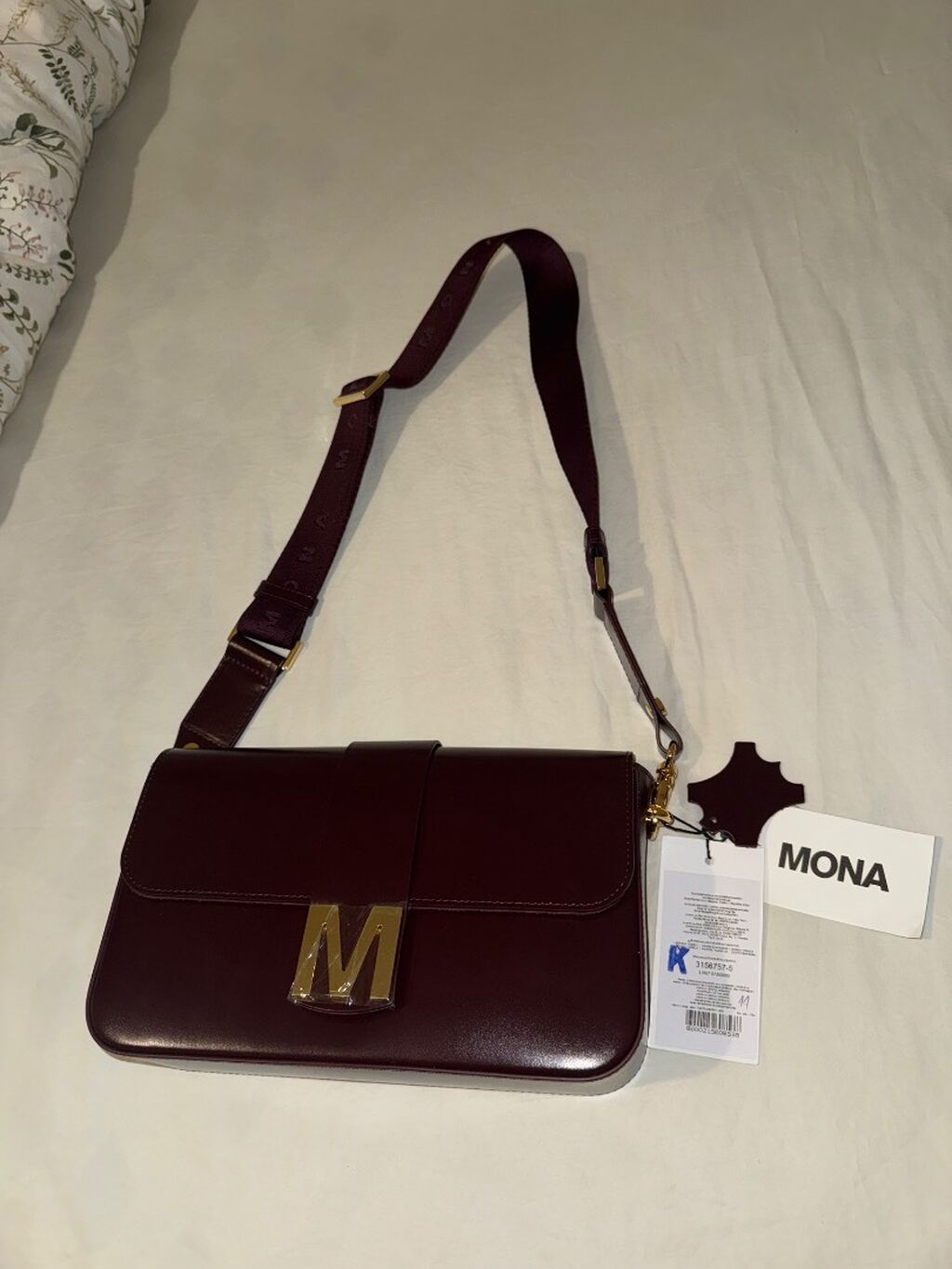 Torba za rame, Mona, Materijal: Koža