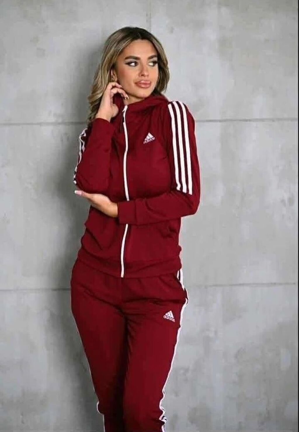 Adidas, Prugasti, bоја - Bordo